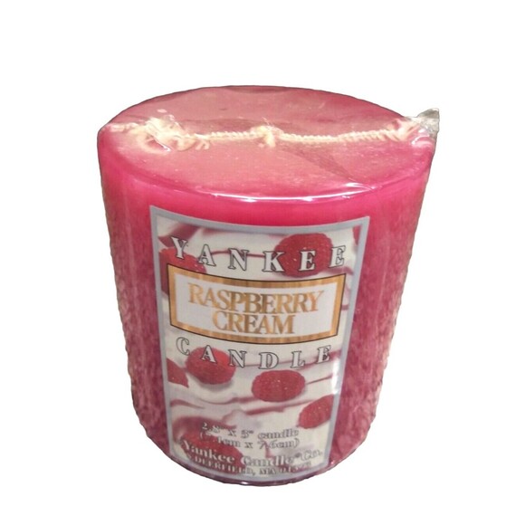 Yankee Candle | Accents | Yankee Candle Raspberry Cream 28 X 3 Pillar ...